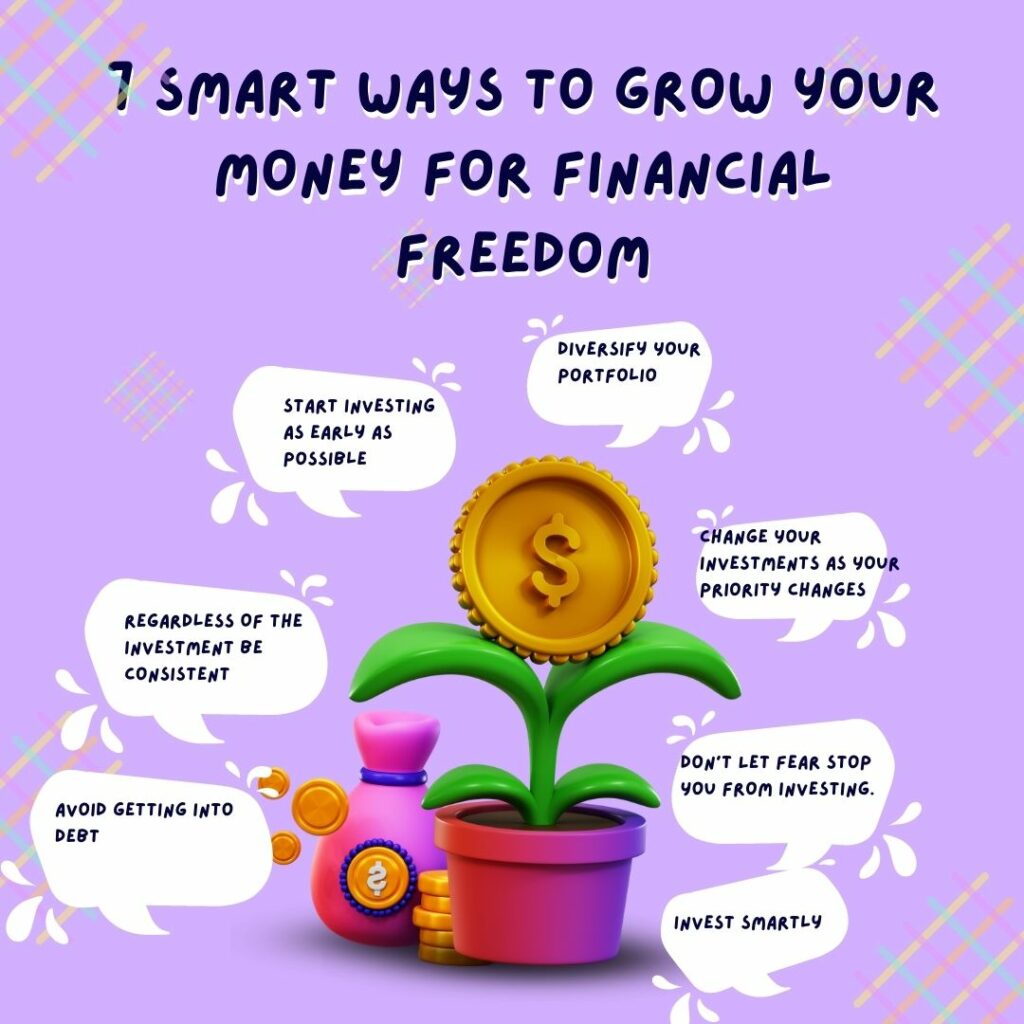 7 Smart Ways To Grow your money for Financial Freedom